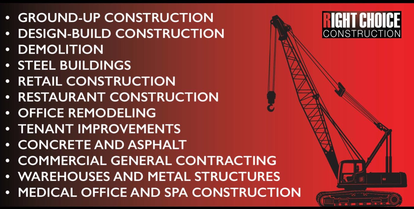 Industrial Construction Portfolio - Right Choice Construction Industrial Construction Portfolio